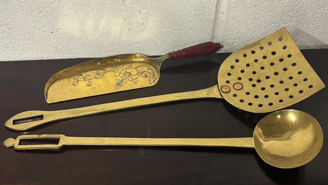 Stunning 19thc Victorian Home and Art Nouveau Brass Utensils, Crumb ...