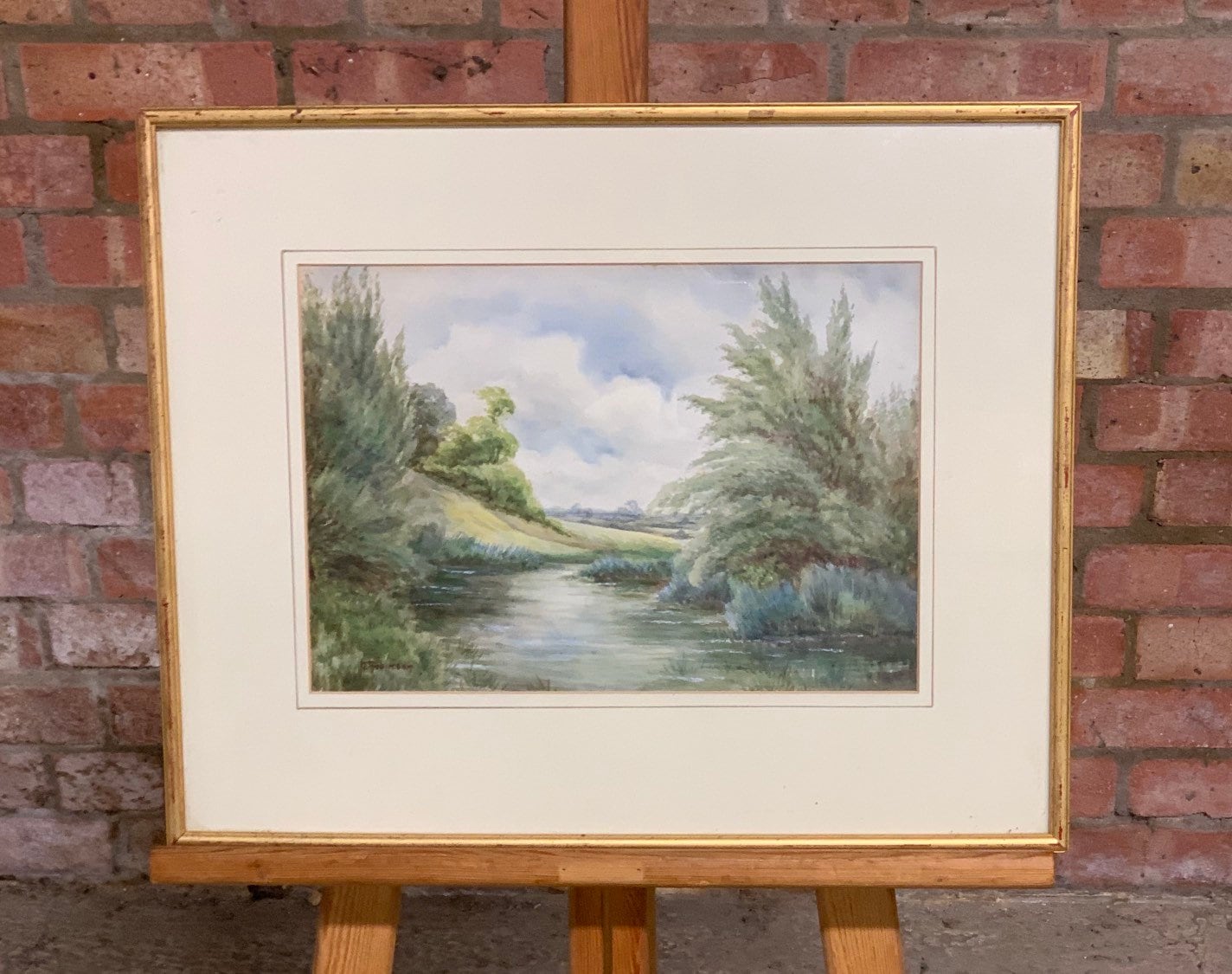 Original Landscape Watercolour By Nora Robinson