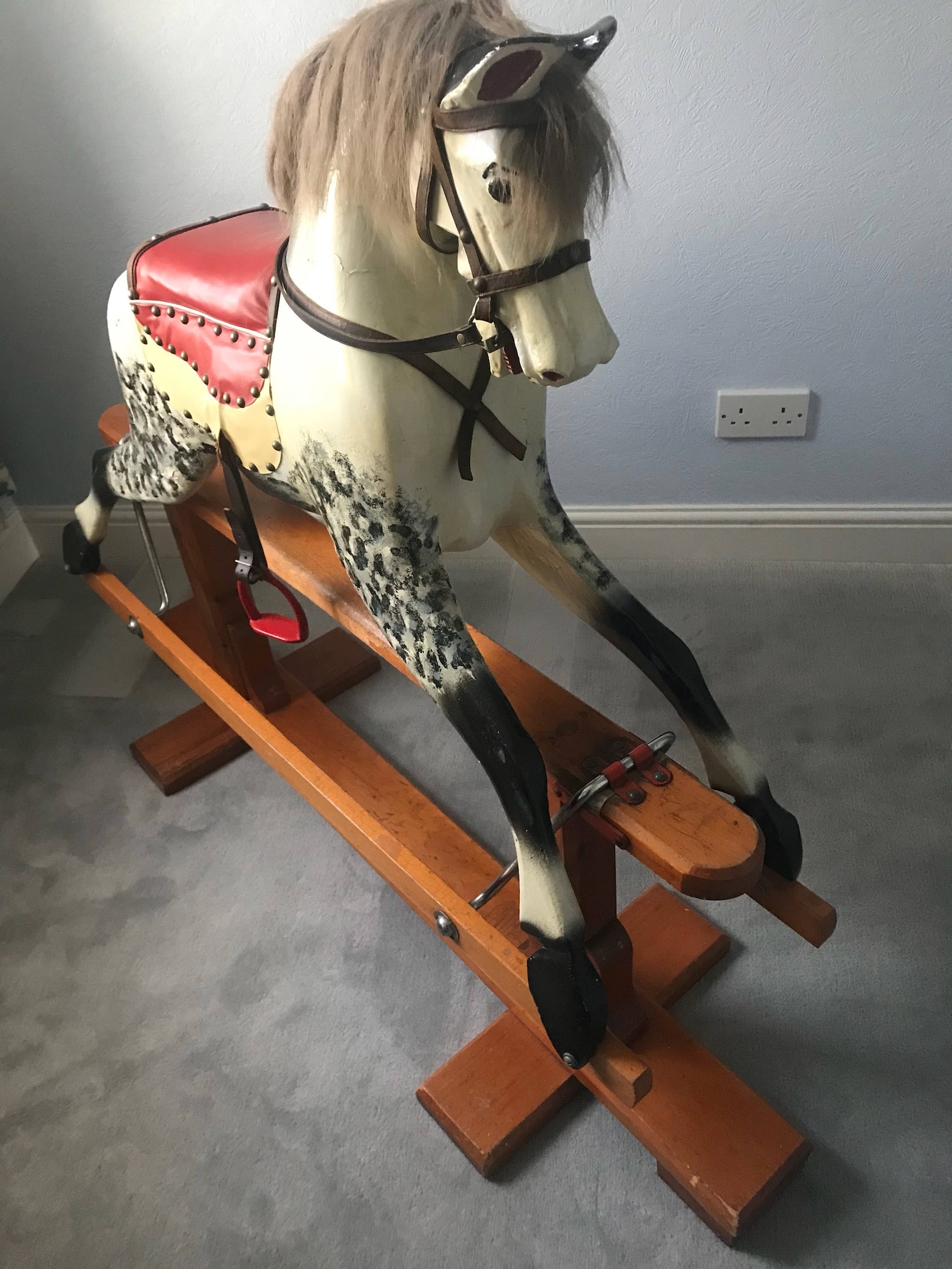 Leeway Brothers Vintage Circa 1930’s Rocking Horse - Etsy UK