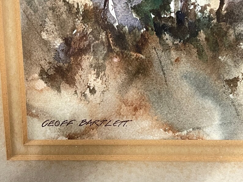 Pair of Original Landscape Watercolours by the Artist Geoff | Etsy