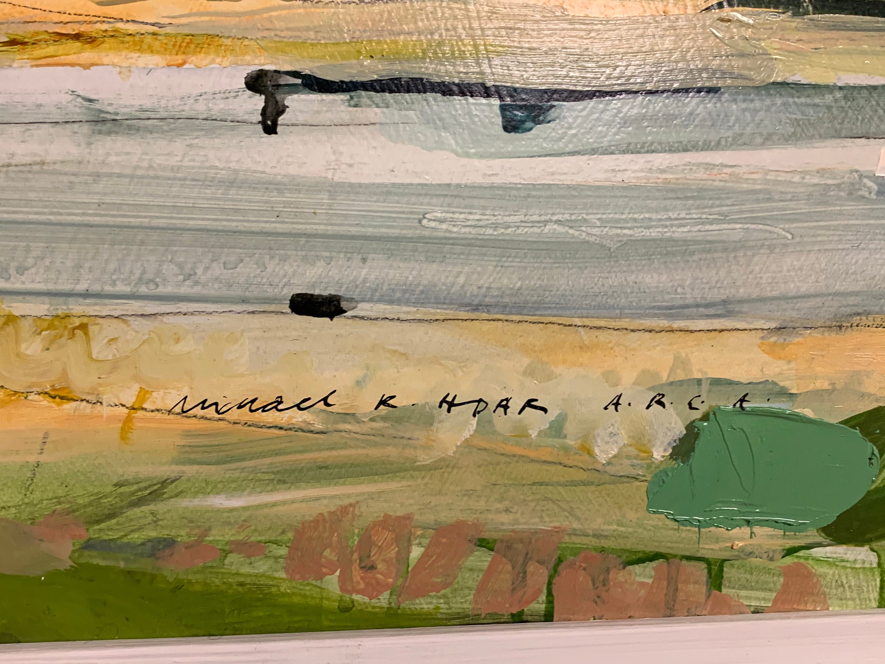 Lovely Oil Painting Of Barnsdale Hall By The Artist Michael R Hoar A.R ...