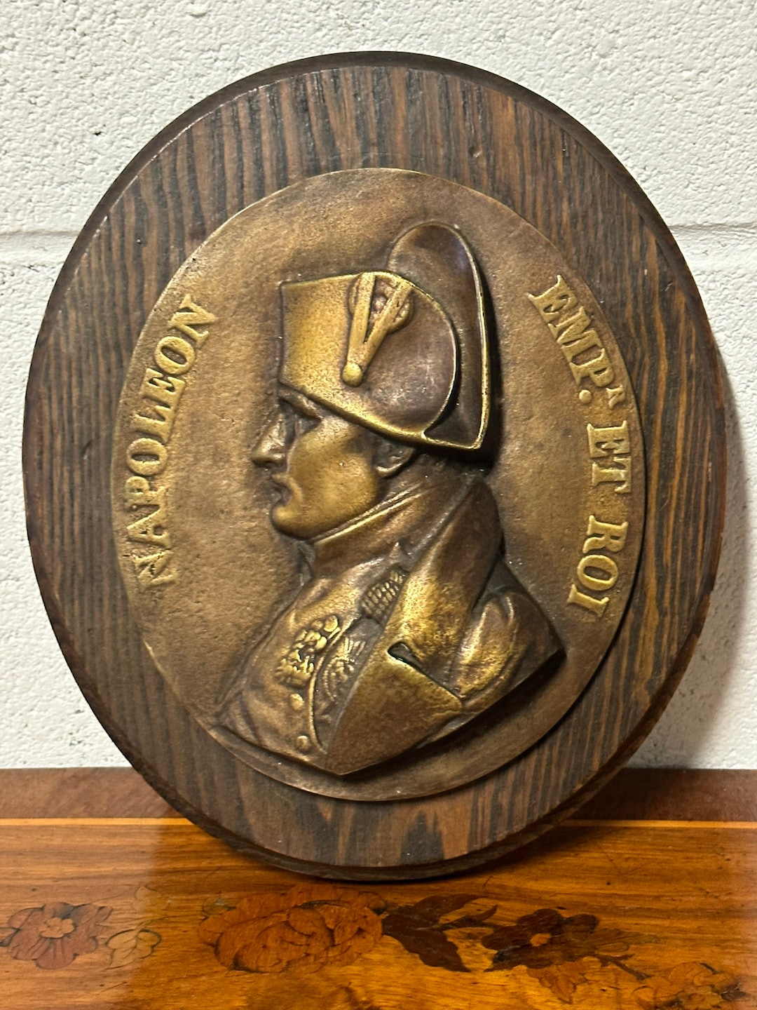Antique Cast Bronze Napoleon Portrait Plaque ‘napoleon Empr Et Roi’ - Etsy