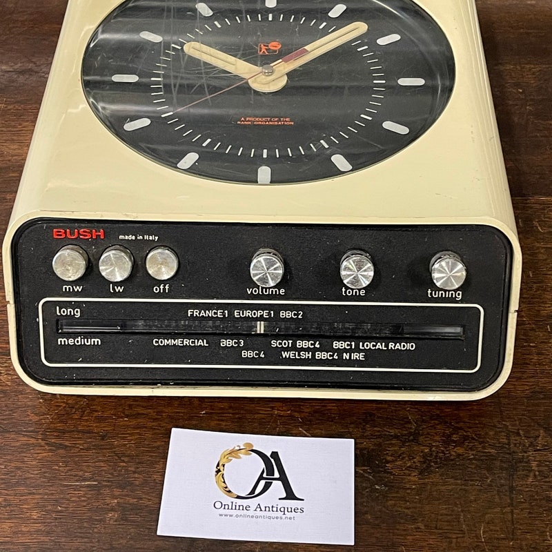 1960s Clock Radio - Etsy