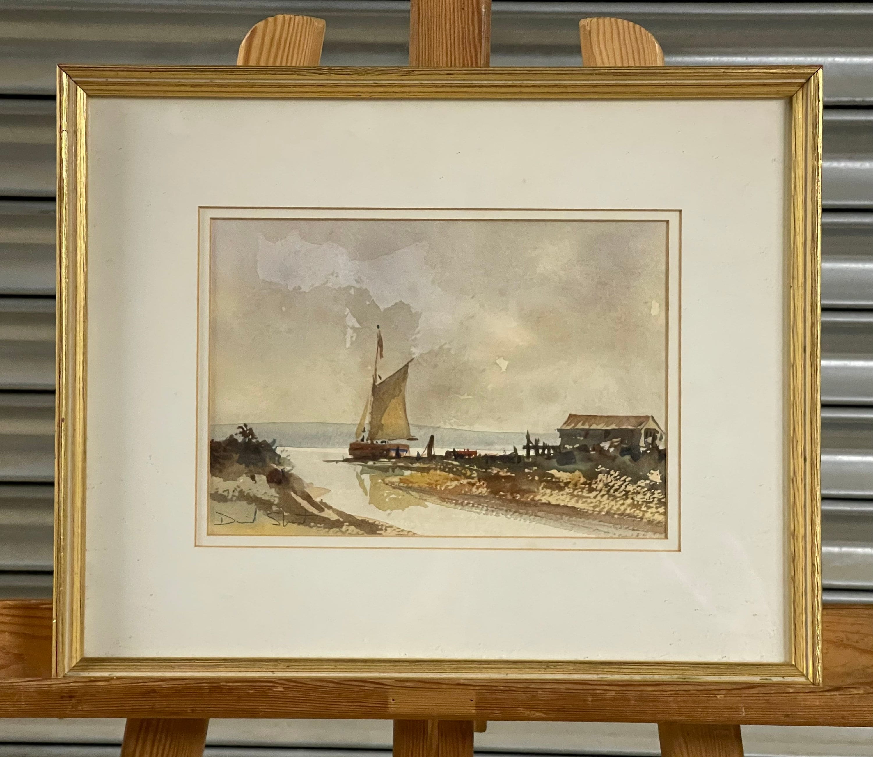 Original Seascape Watercolour by the English Artist David Short