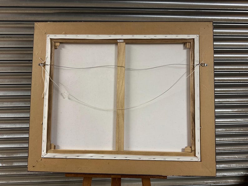 Tony Abraham Acrylic Painting: Man Sorting Hay on Cart - Etsy UK