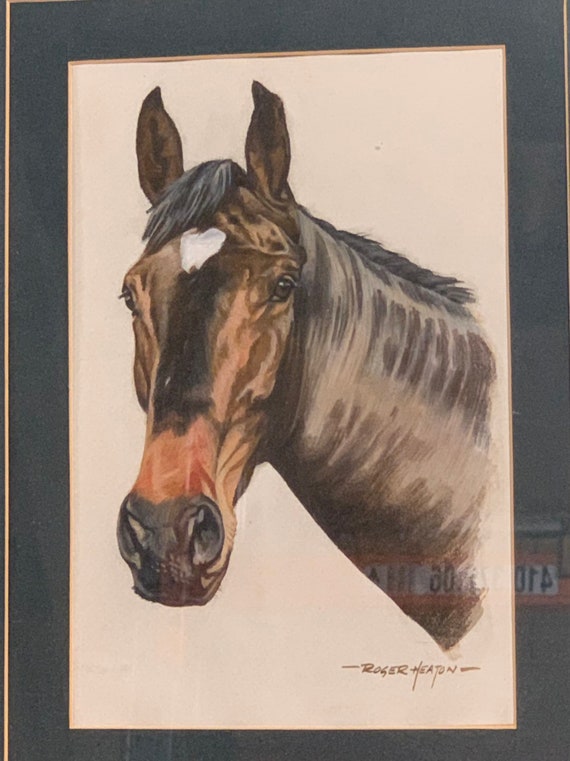 Original Roger Heaton Watercolour of A Horse Titled | Etsy UK