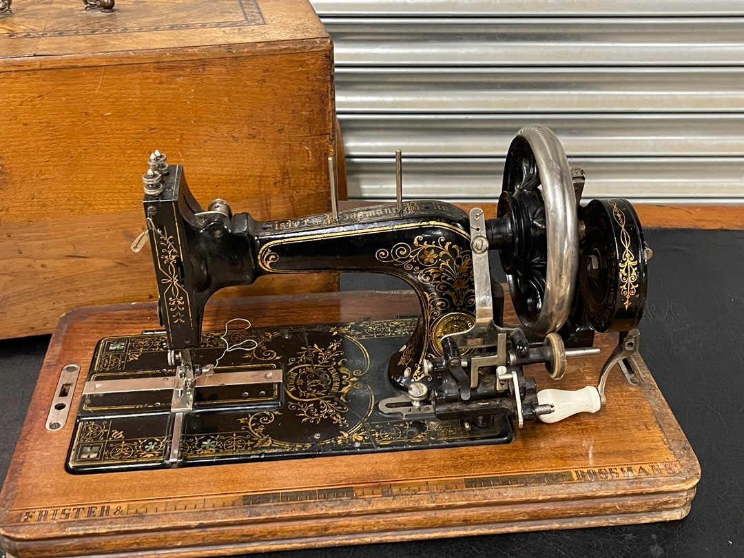 Frister & Rossmann Hand Crank Sewing Machine Berlin Germany C1901-1903 ...