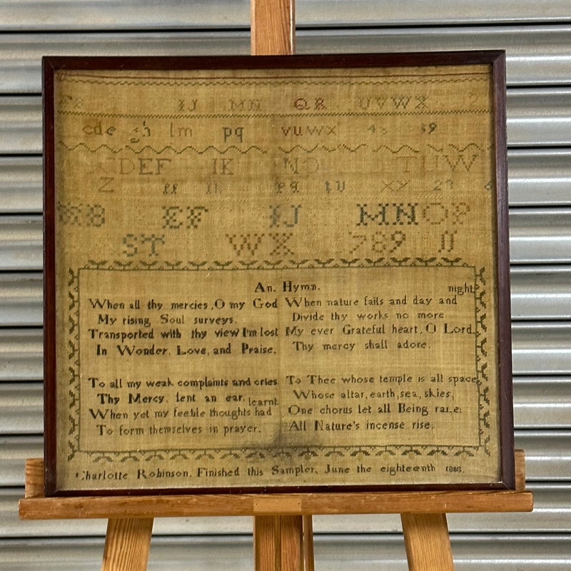 Antique Sampler - Etsy