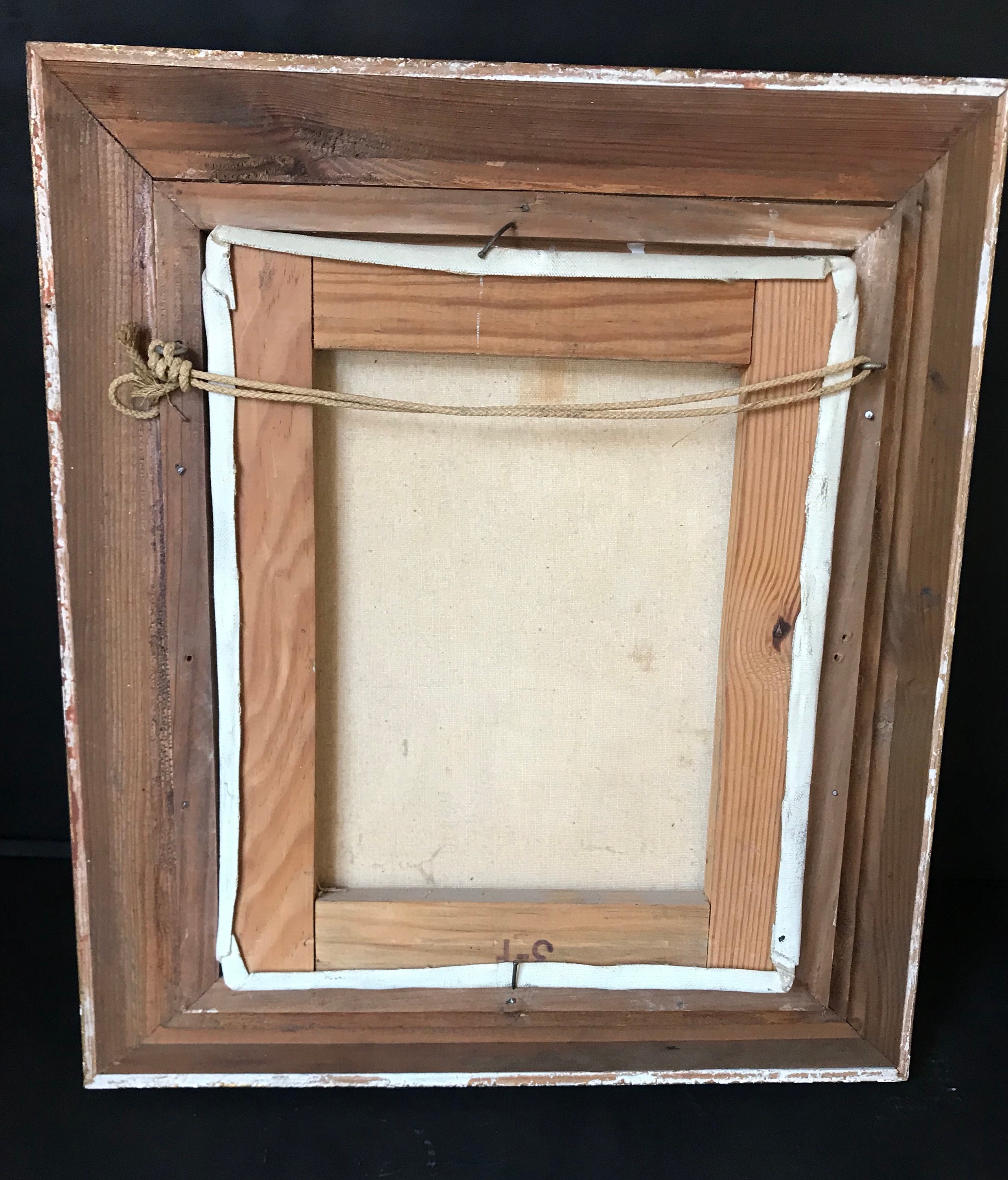 Lovely Original Mid Century Oil Painting of A Young Girl by Etienne Roth