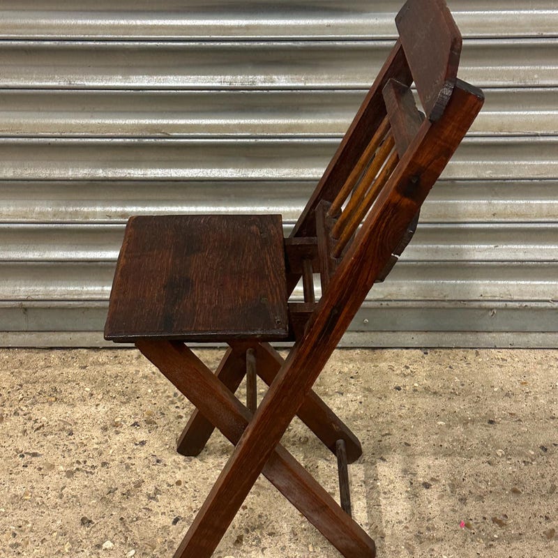 Antique Folding Chairs - Etsy UK