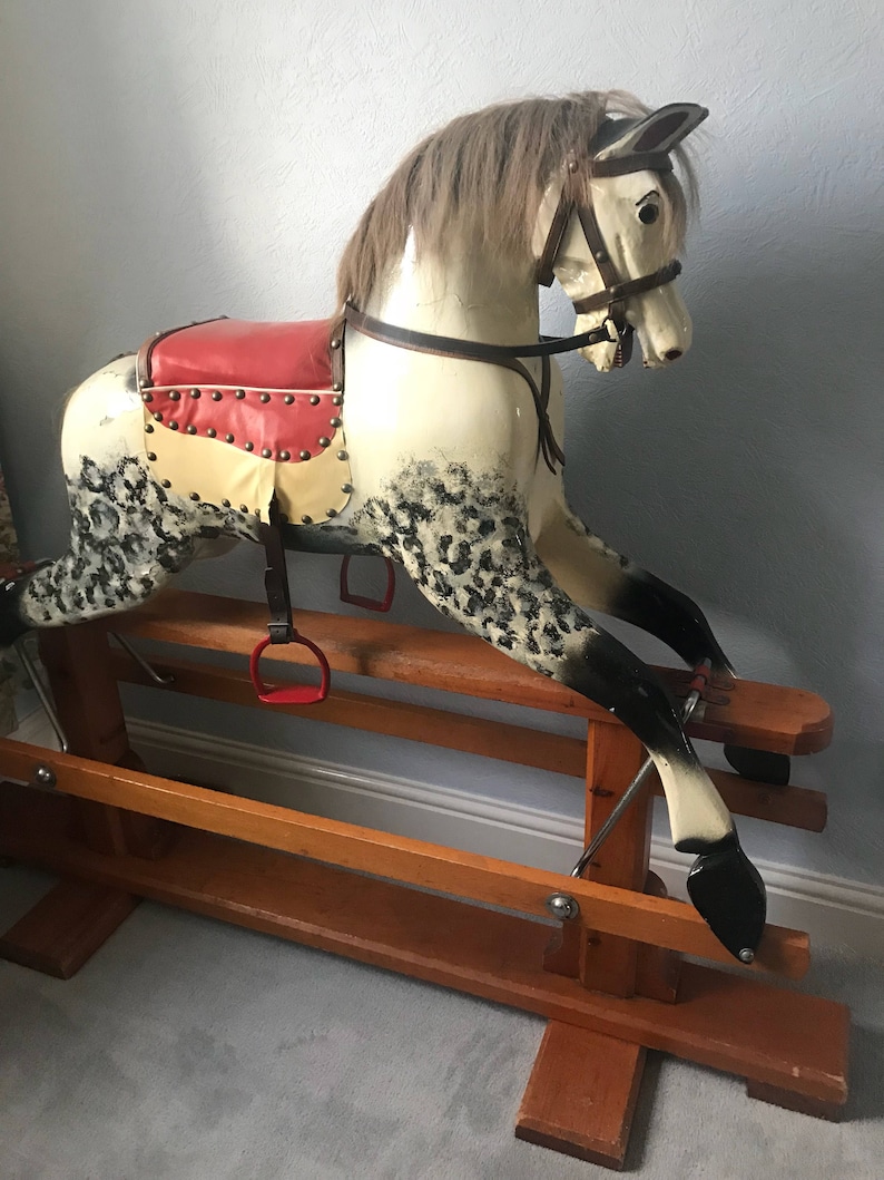 Leeway Brothers Vintage Circa 1930’s Rocking Horse - Etsy UK