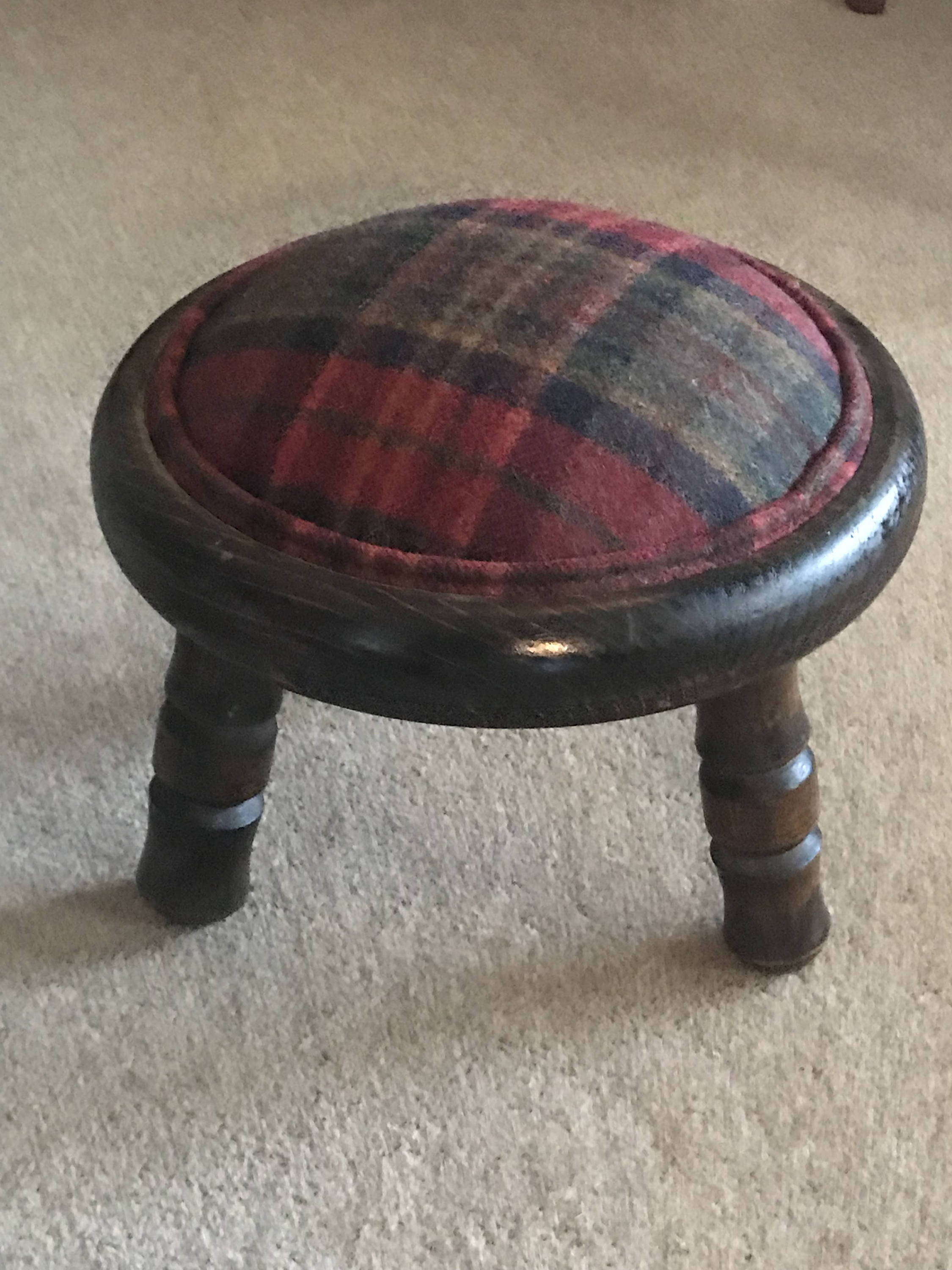 Beautiful 19th Century Oak Circular Stool