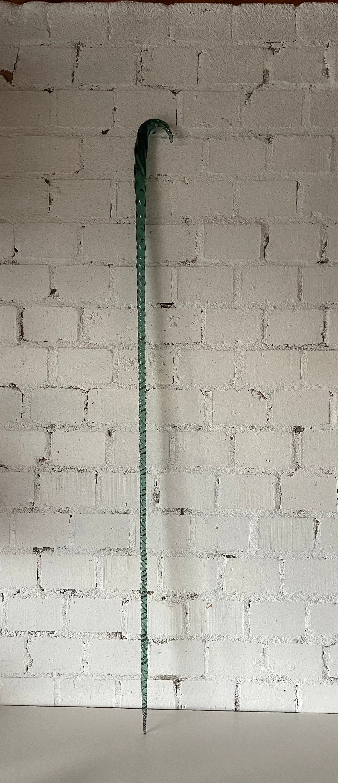 Stunning 19th Century Victorian Nailsea Glass Walking Stick / Cane. - Etsy