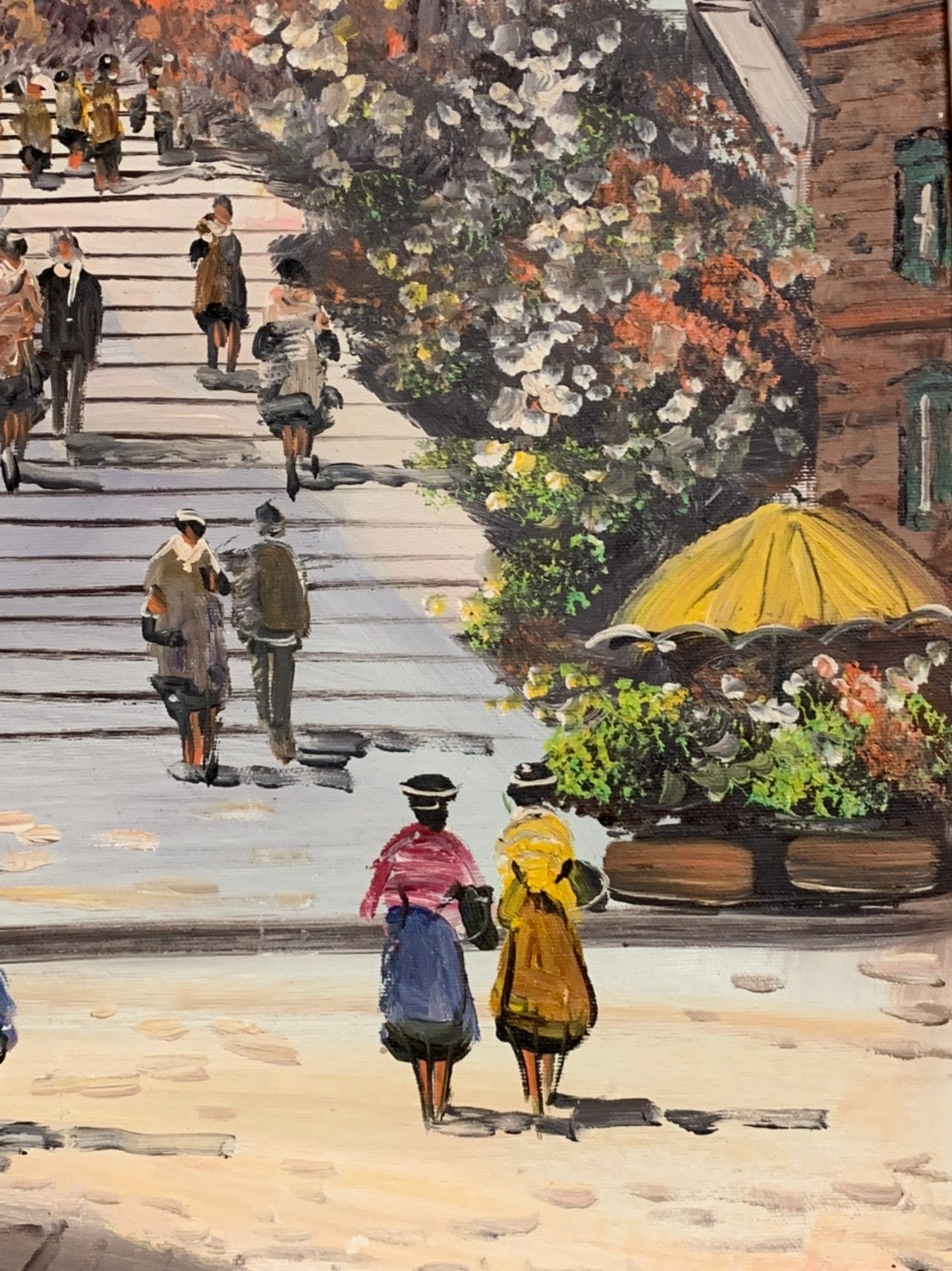 Original Oil Painting of a Picturesque Italian Scene of the Spanish ...