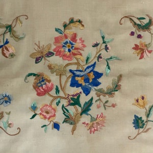 Early 1900 S Antique Handmade Embroidery In An Oak Frame Etsy