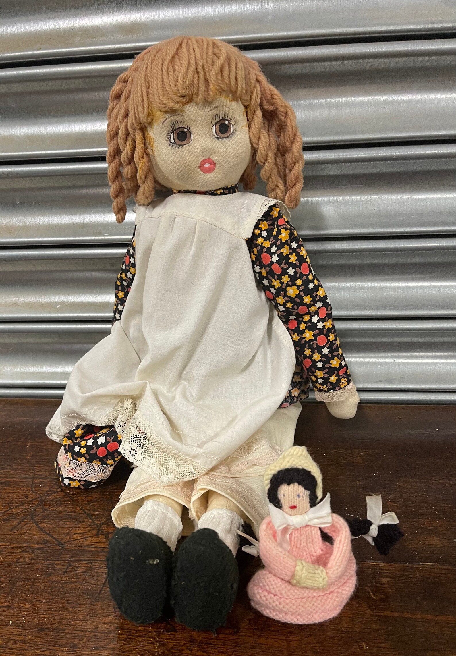 Vintage Circa 1940s/50s Cloth Rag Doll With Painted Face. - Etsy UK