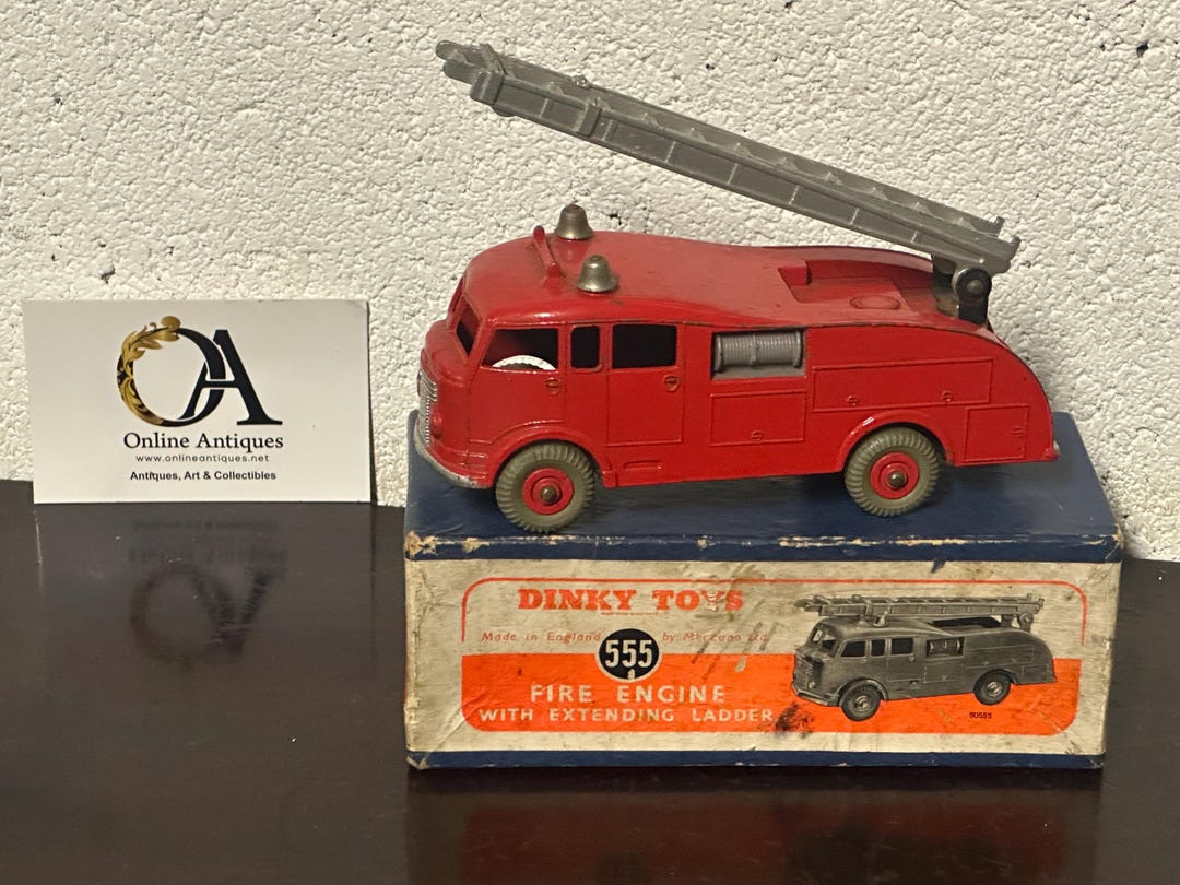 Boxed Dinky Toys 555 - Fire Engine With Extending Ladder - Etsy Canada