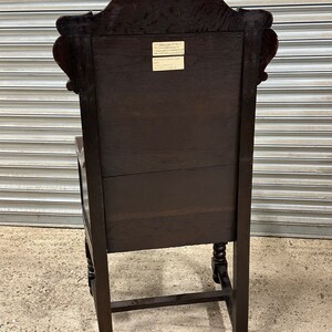 Stunning Rare Welsh Antique ‘bardic’ Wainscot Oak Armchair - Etsy UK