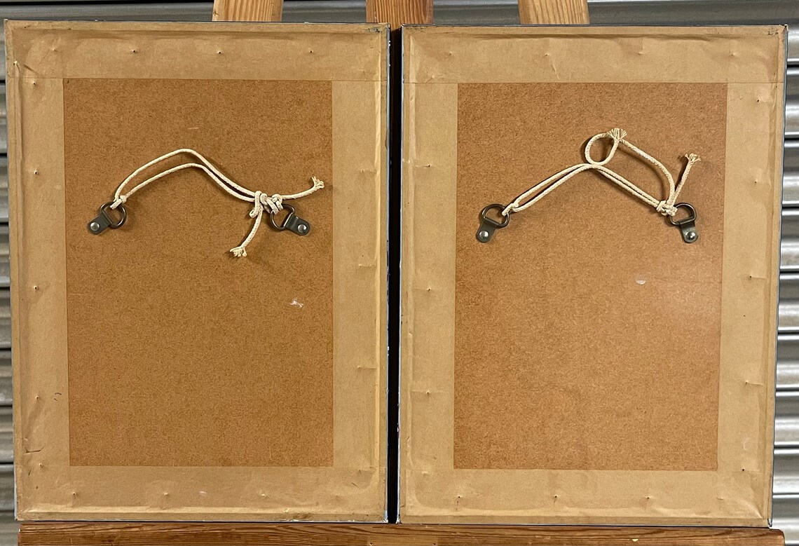 Antique Pair of Blind Stamped German Prints by A. Hendschel’s ...