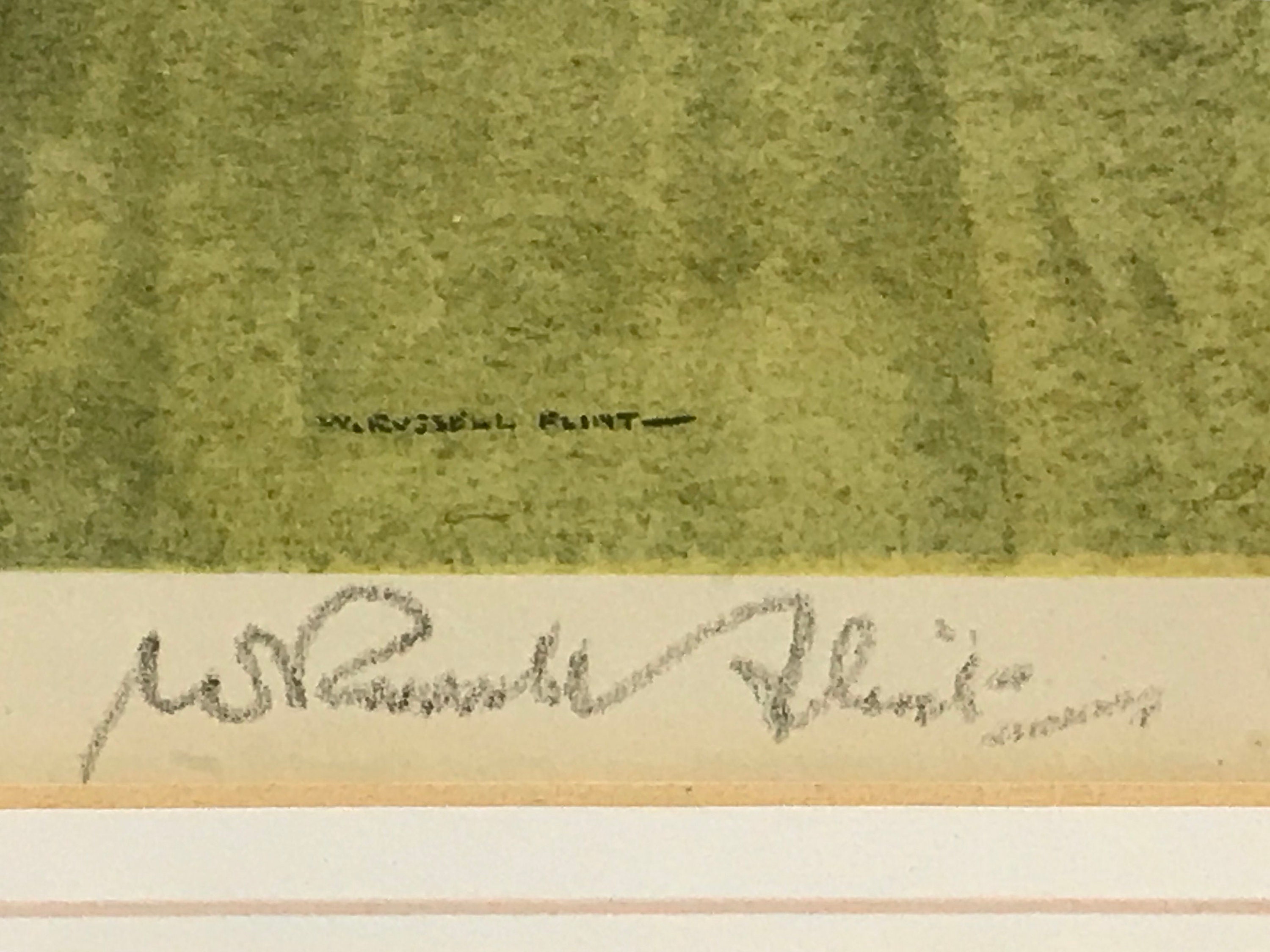 Sir William Russell Flint Signed And Embossed Print 'Argument On The ...