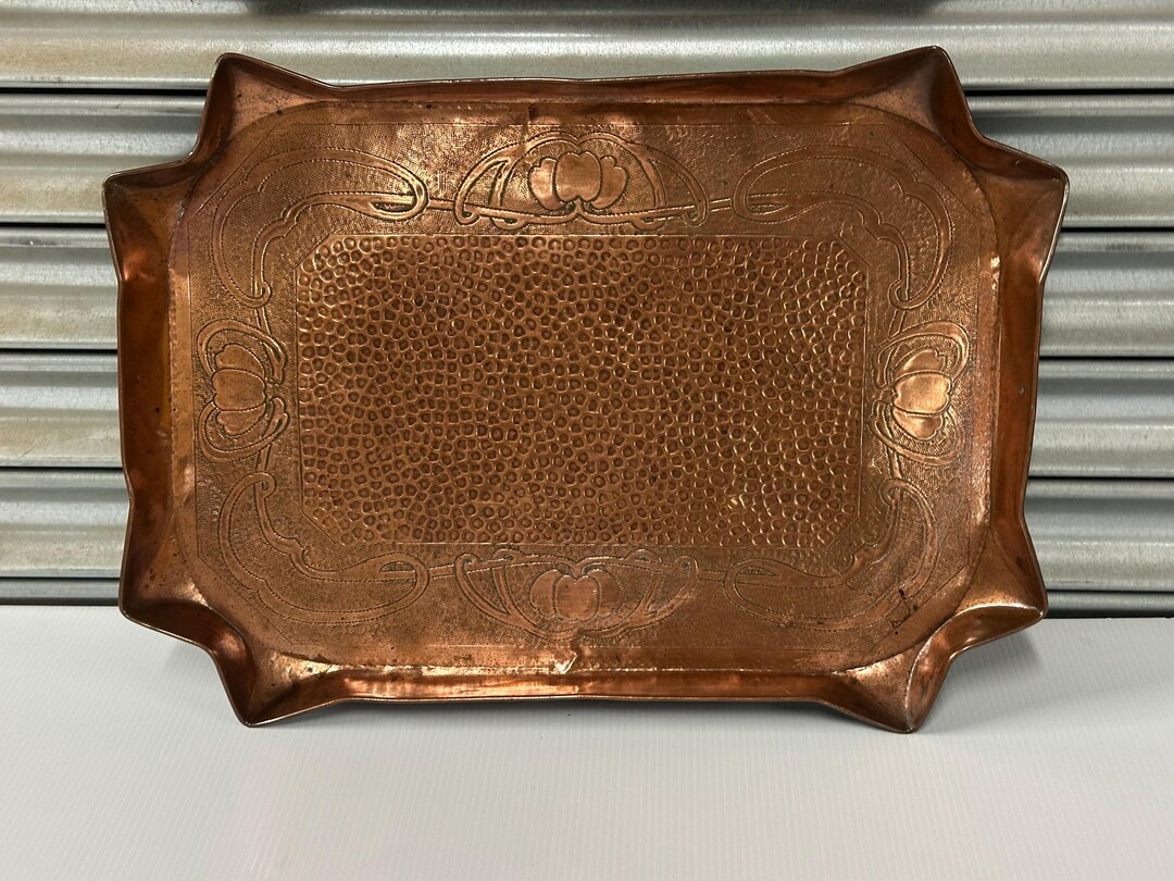 Lovely Antique Eustace Brothers of Hale Art Nouveau Copper Tray ...