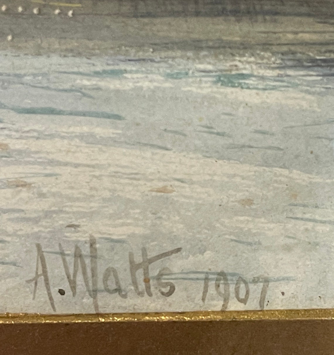 Original Arthur George Watts Watercolour Of A Sailboat On The | Etsy