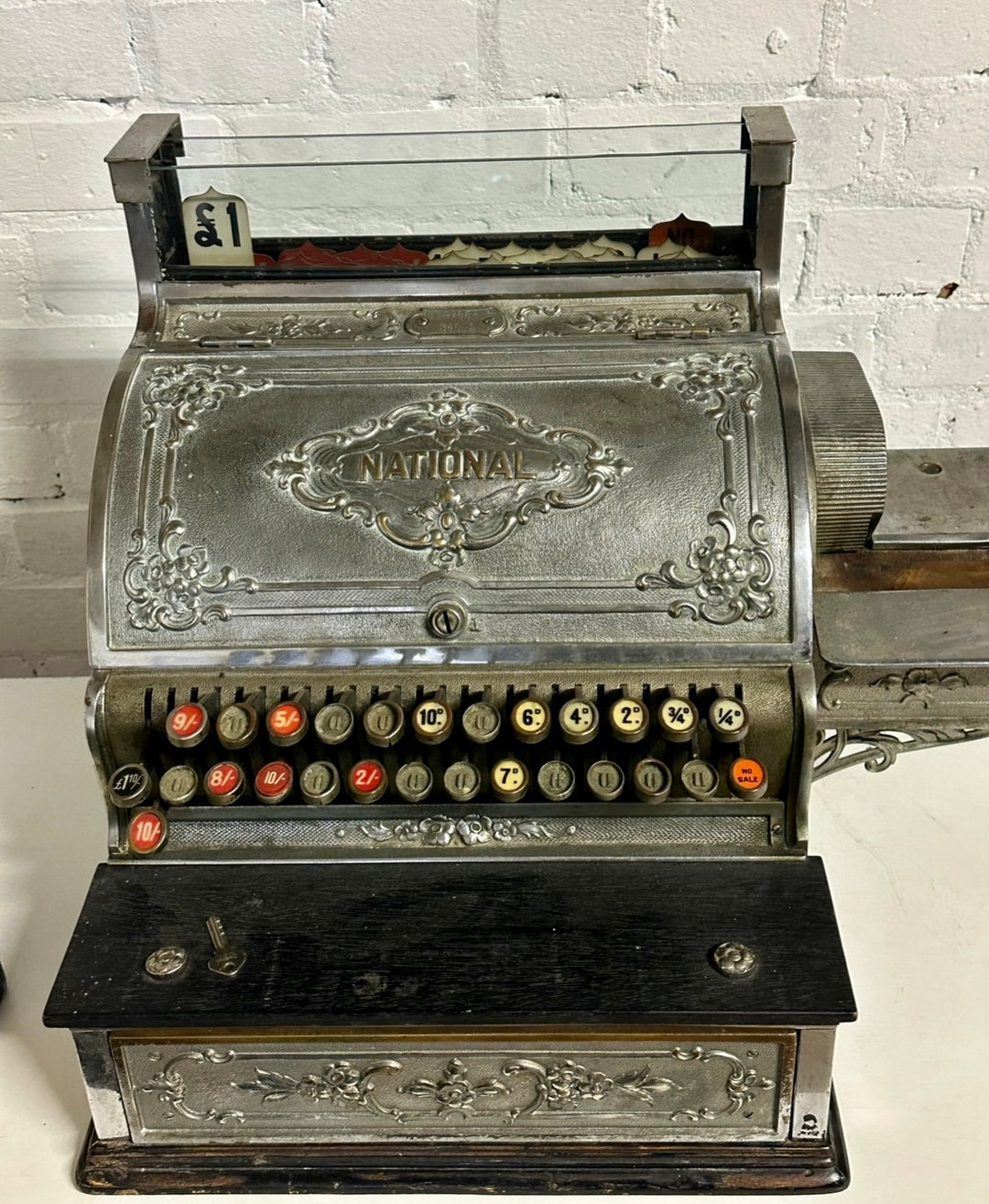 Antique American National Cash Register Circa 1910s Model 348-G - Etsy UK