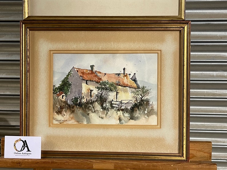 Pair of Original Landscape Watercolours by the Artist Geoff | Etsy