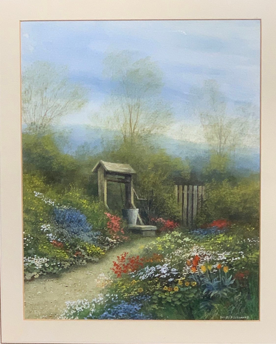 Wonderful Original early 20th Century Painting of a Beautiful Floral ...