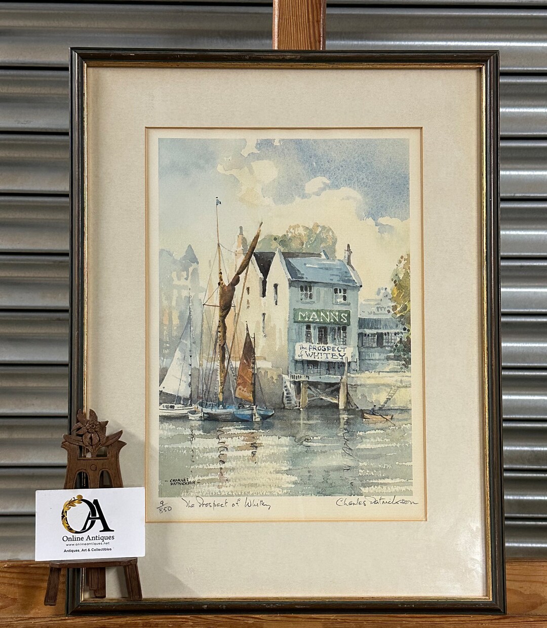 Impressão de edição limitada The Prospect Of Whitby, de Charles ...