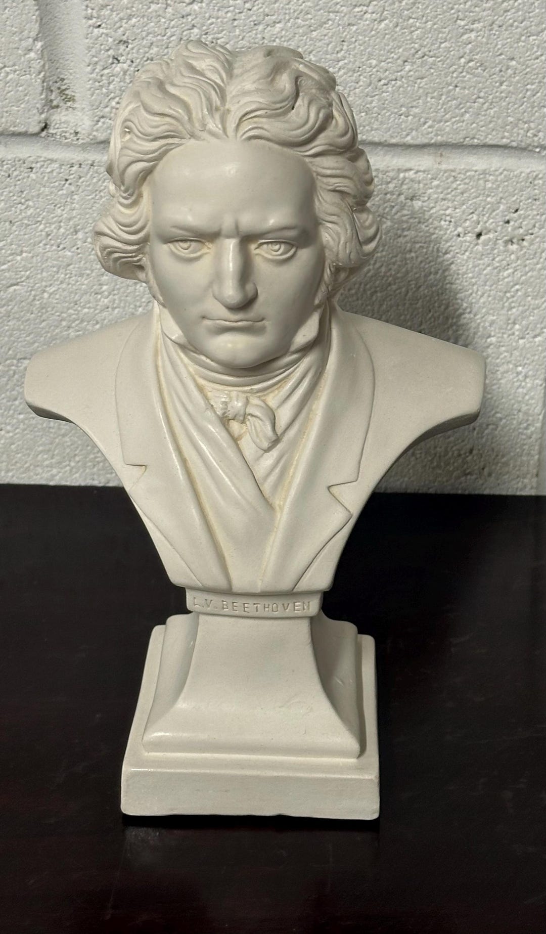 Lovely Plaster Bust Sculpture of the Composer Ludwig Van Beethoven - Etsy