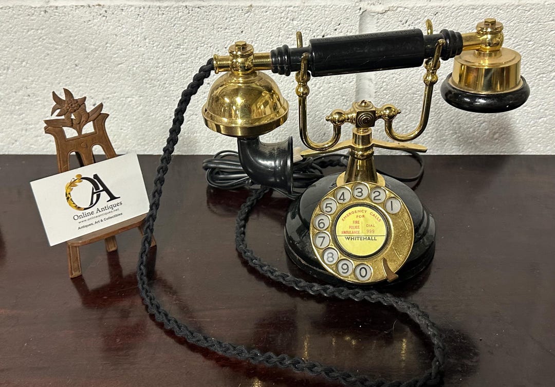 Vintage 1930’s Style Cradle Telephone, English Telephone Co Ltd - Etsy
