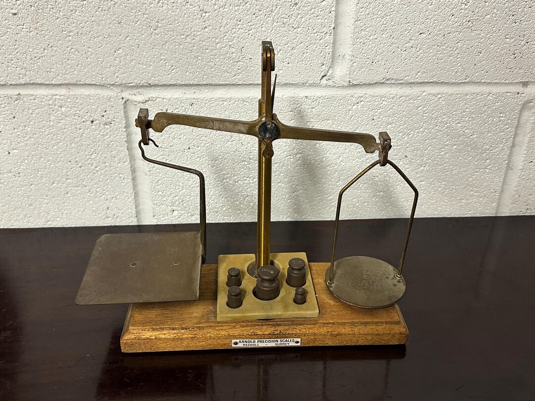 Antique Edwardian Arnold Precision Postal Scales With Brass Weights - Etsy