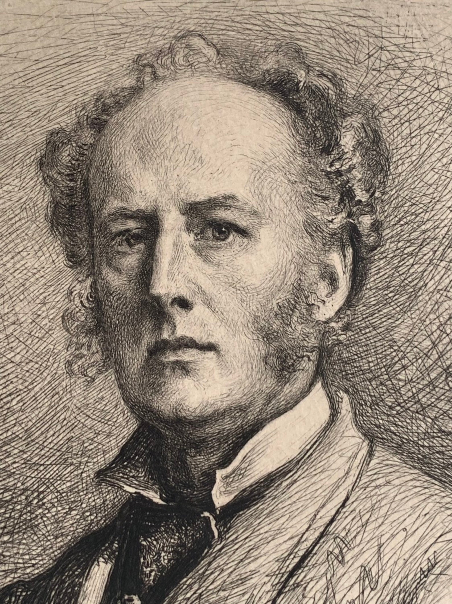 19th Century Self Portrait of Sir John Millais Etched on Woven - Etsy UK