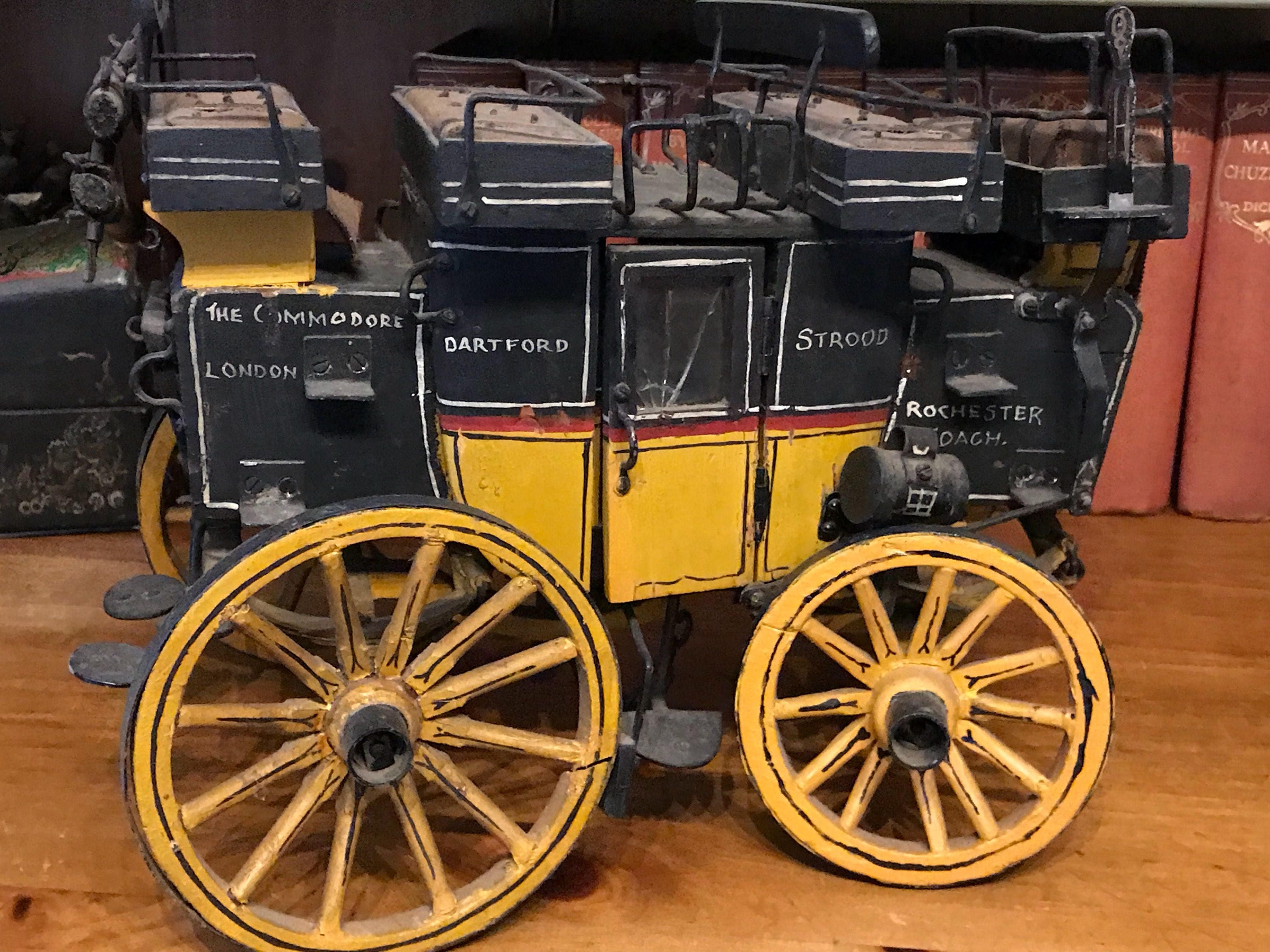 Antique Handmade Wooden Stagecoach ‘The Commodore’ London To Rochester
