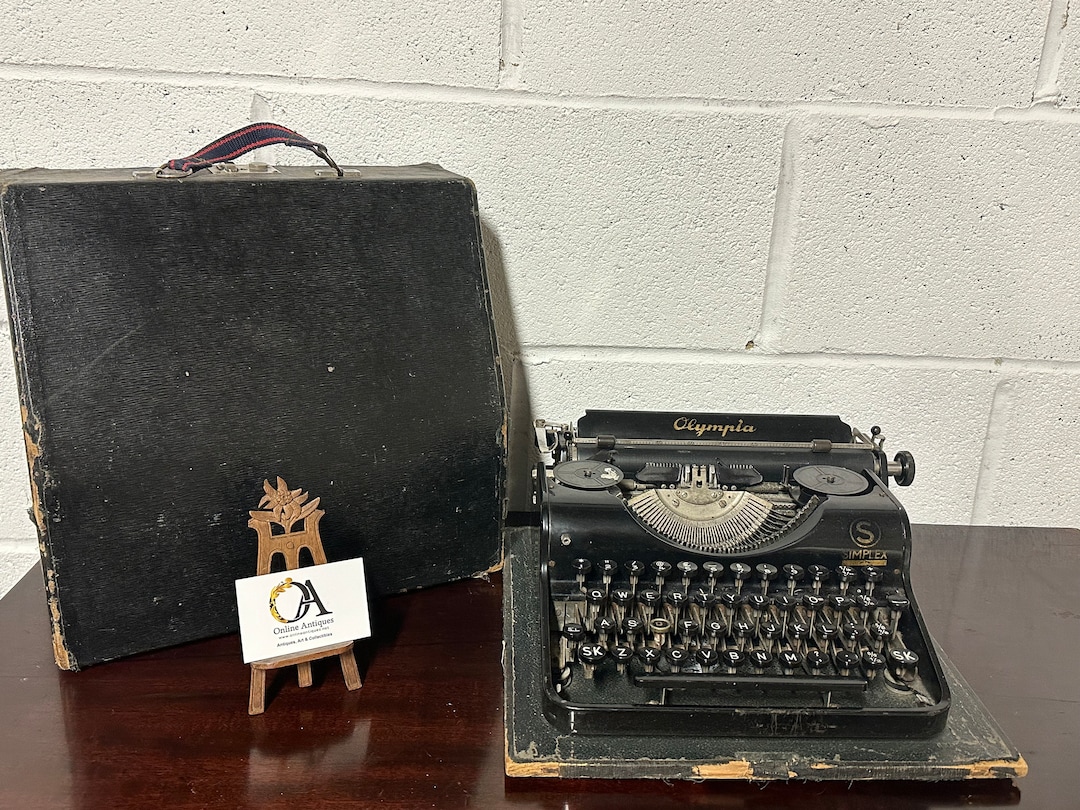 Olympia Simplex 1930s Typewriter Made in Germany - Etsy