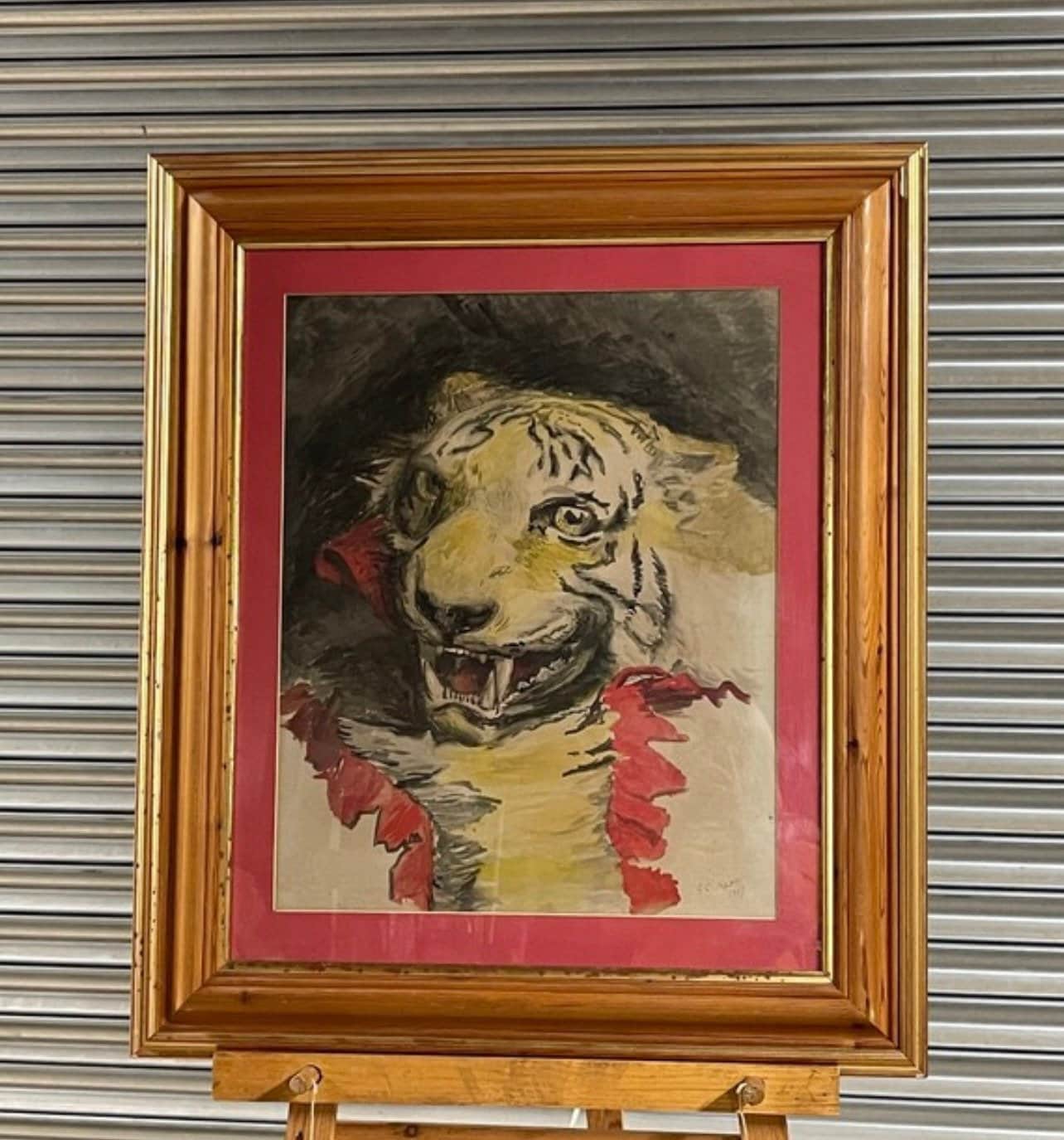 Superb Original Watercolour Of A Tiger By The Renowned Artist George ...