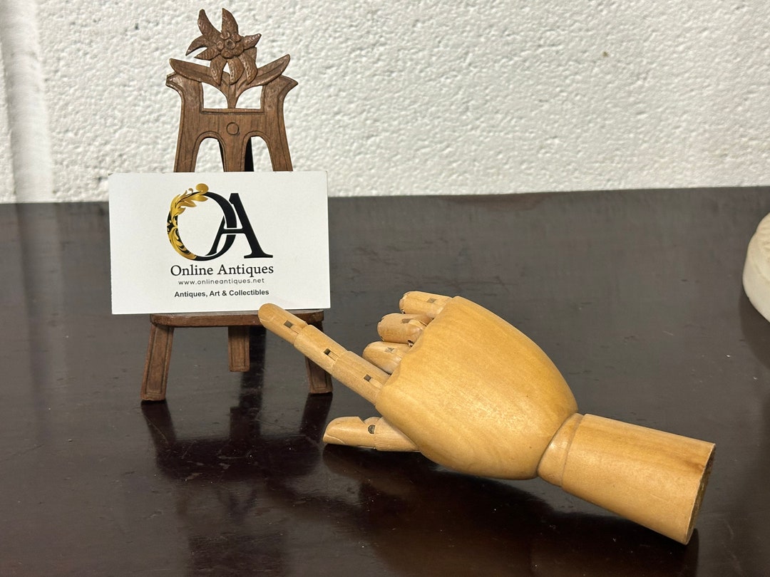 Vintage Articulated Wooden Hand for Artist or to Display Rings - Etsy