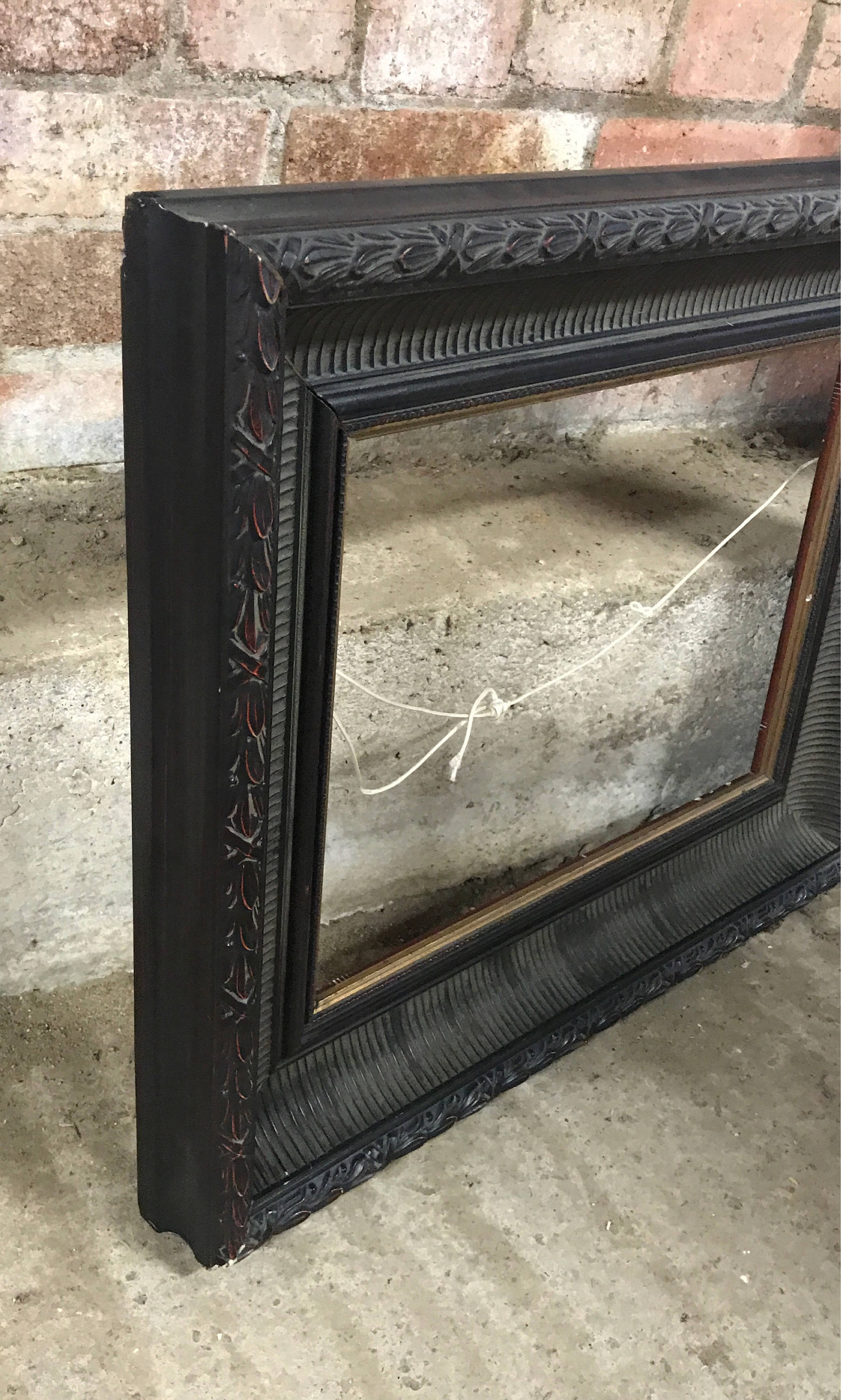 Antique 19th Century Wood Picture Frame Antique 19th Century Wood Picture Frame