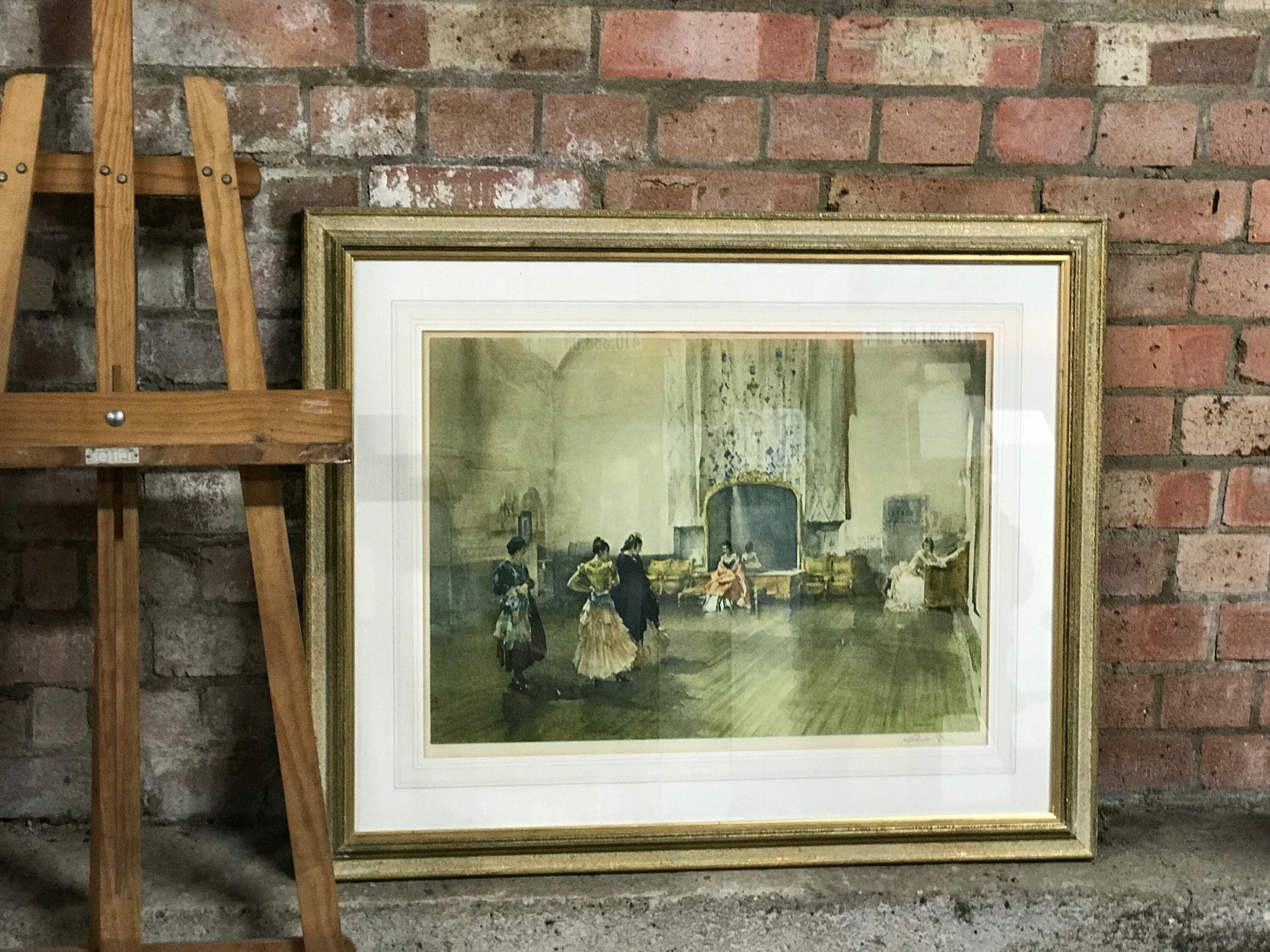 Sir William Russell Flint Signed And Embossed Print 'Argument On The ...