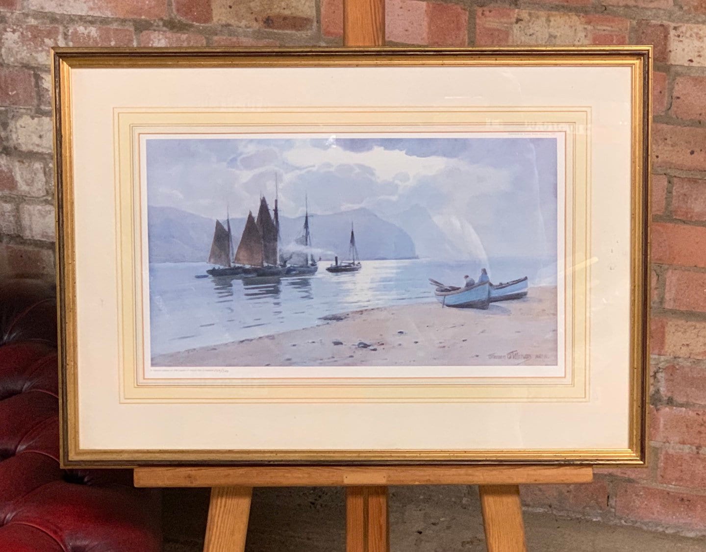 Limited Edition 189/500 Seascape Print By Warren Williams 1863-1918 ...