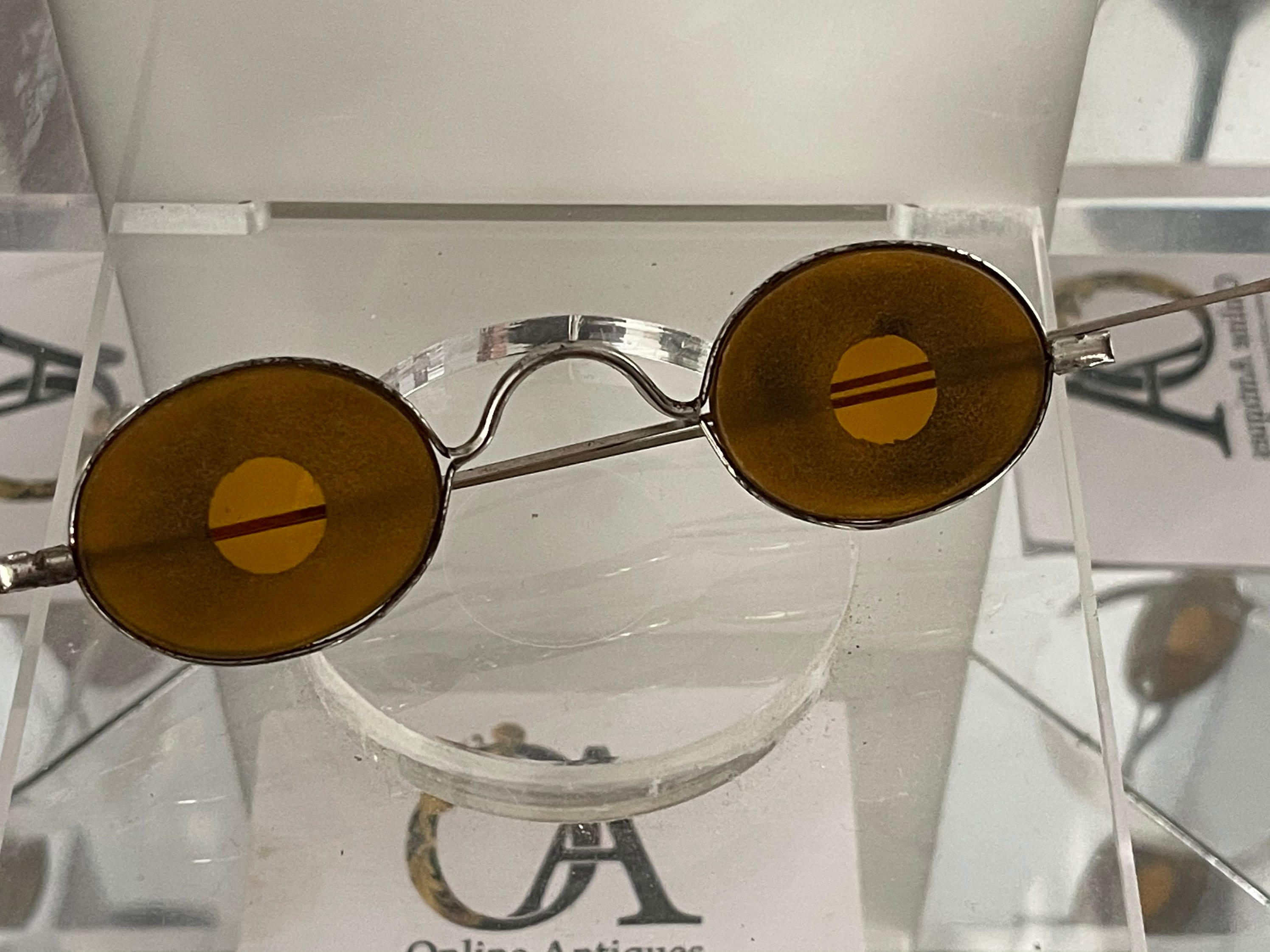 Memorabilia Civil War Era Sniper Sharp Shooter Glasses with Case ...