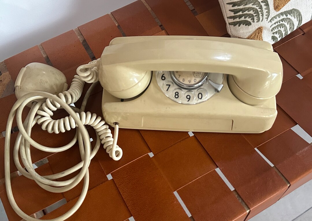Original Vintage Starlite GTE Rotary Telephone - Italy Circa 1960s With ...