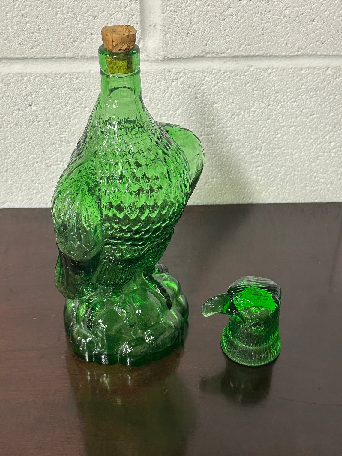 1960’s Green Bessi Italian American Eagle Decanter Chianti Bottle - Etsy