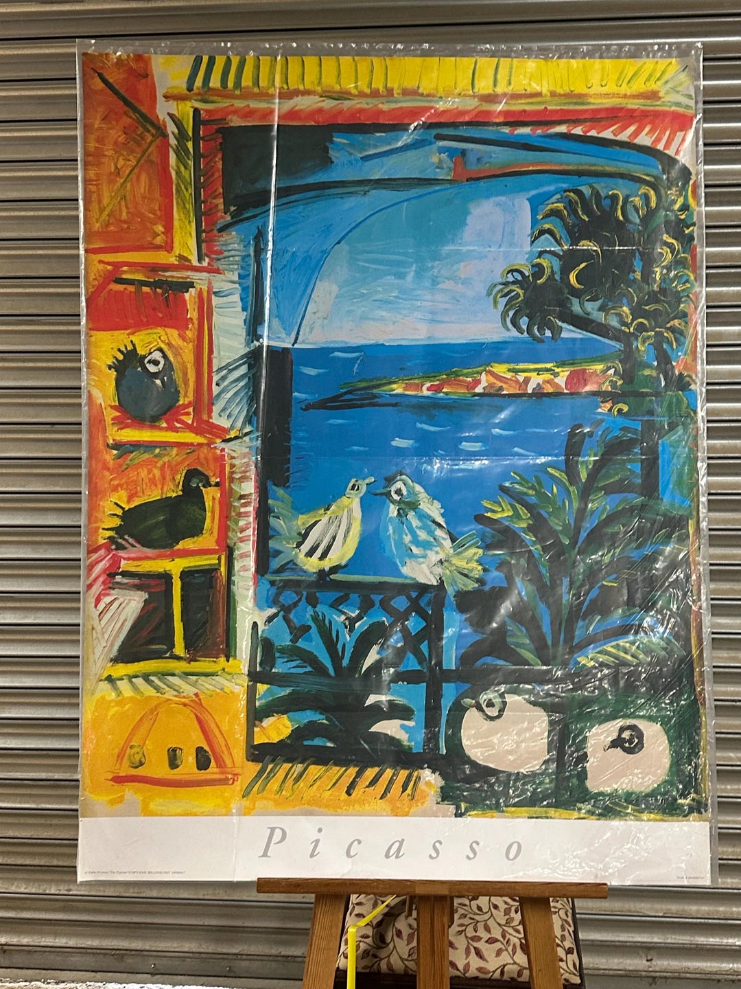 Large PABLO PICASSO the Pigeons Offset Lithograph C1995 Impressionism ...