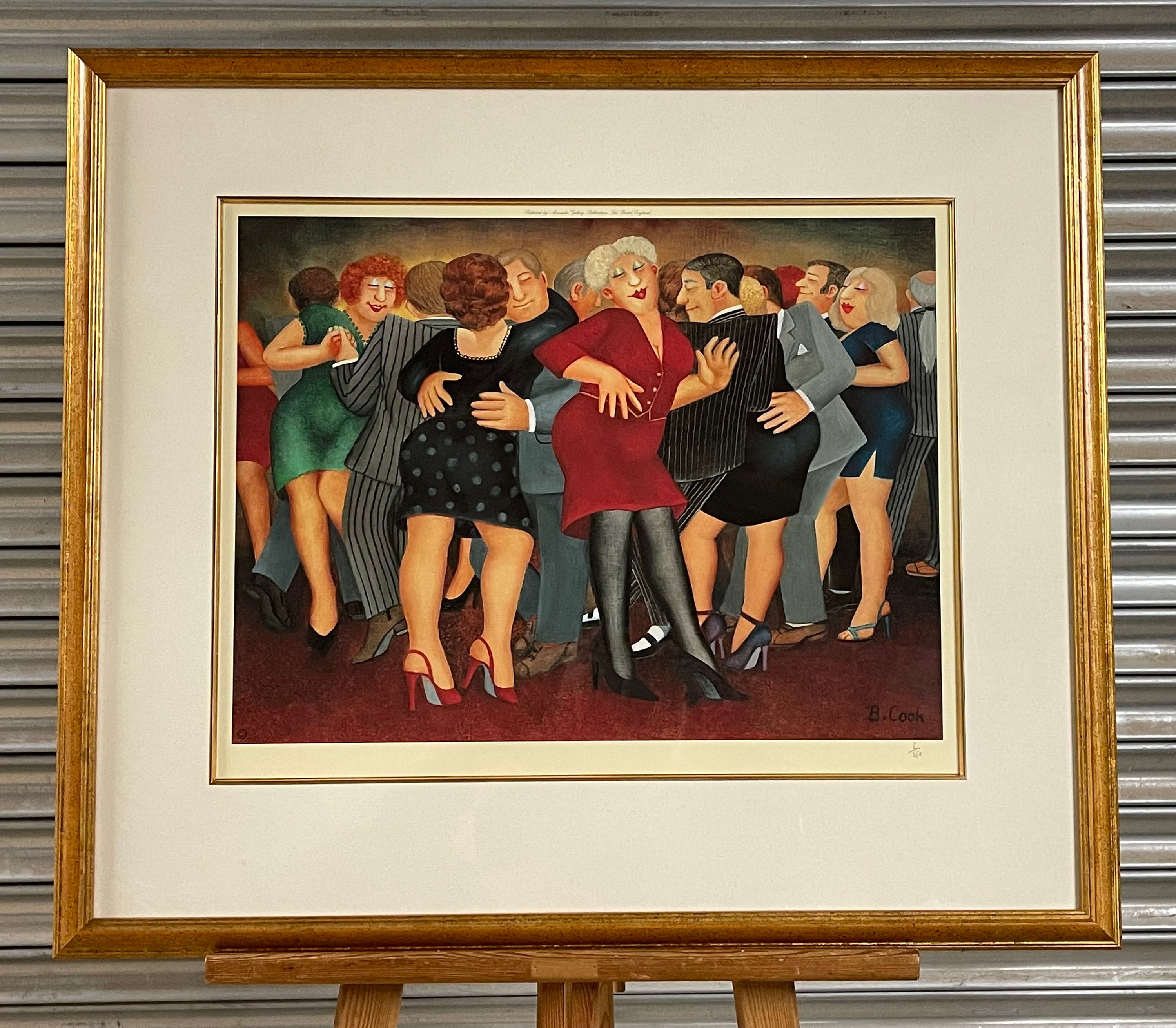 Wonderful Limited Edition Print Of 650 Beryl Cook Titled ‘Dancing the Black Bottom’. This is ...