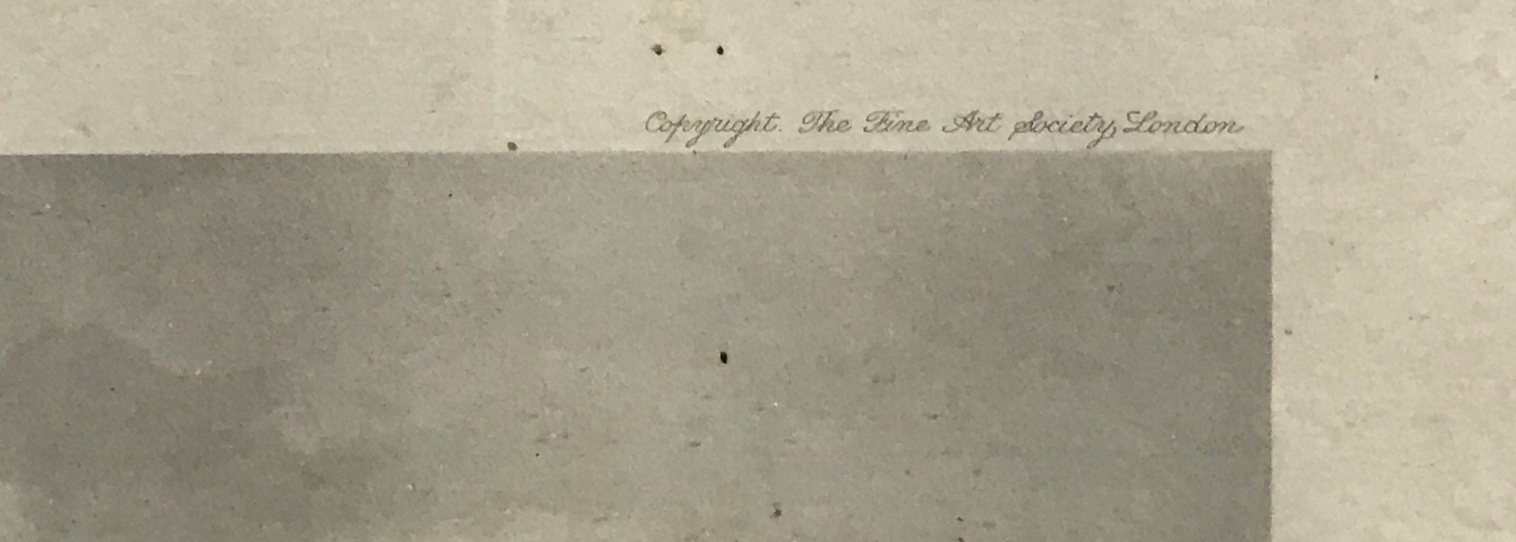 Fabulous Framed & Glazed Antique Photogravure after the famous painting ...