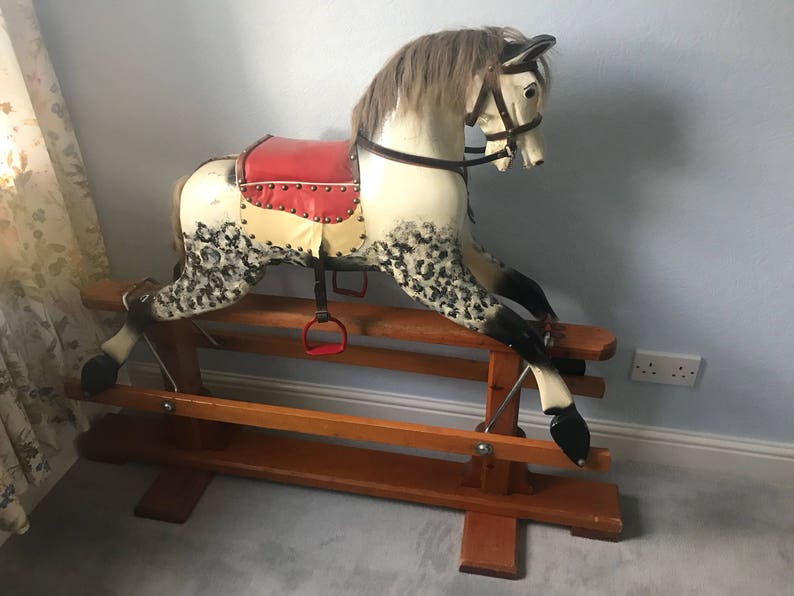 Leeway Brothers Vintage Circa 1930’s Rocking Horse - Etsy UK