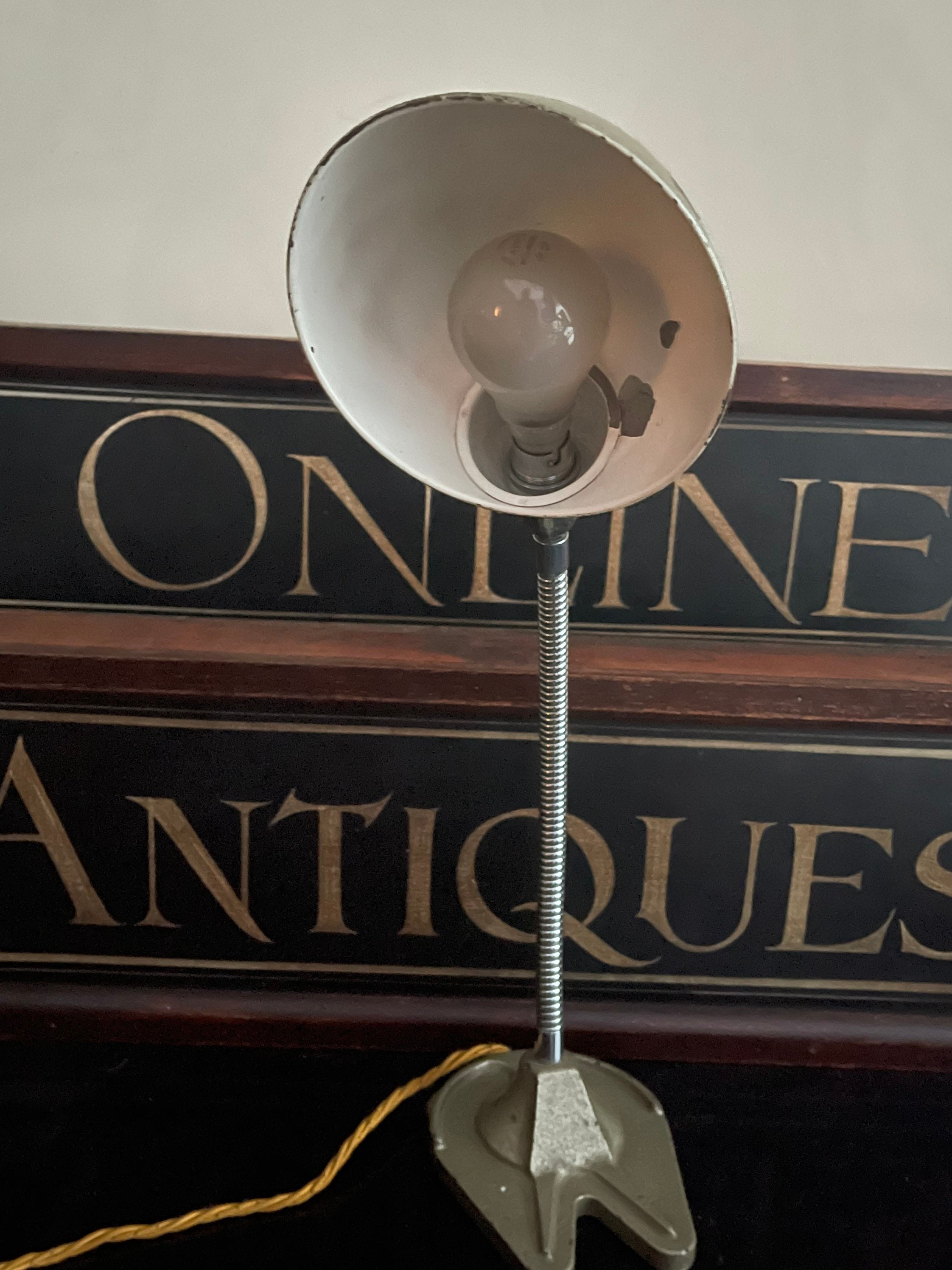 Original Vintage ‘Goose Neck’ Lamp By Hawkins Of Drury Lane