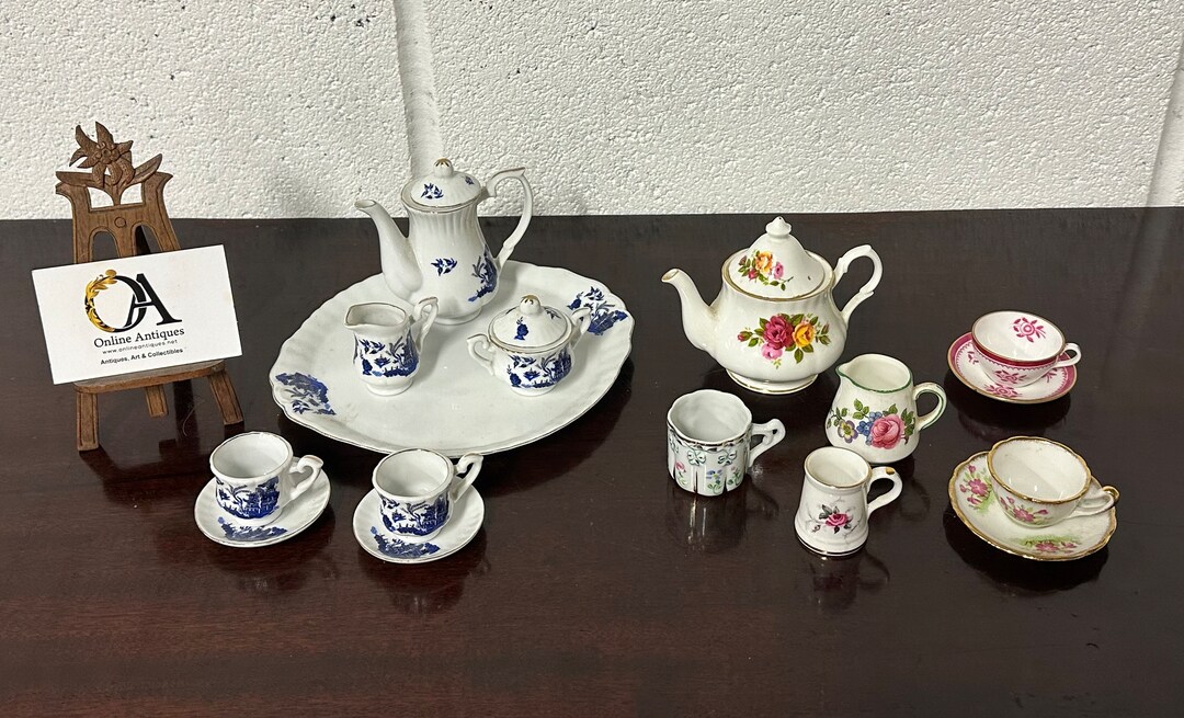 Beautiful Selection of Miniature Fine Bone China Teaset Items - Etsy